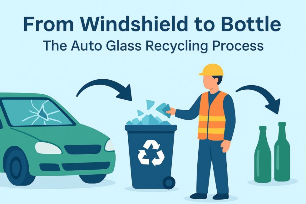 From Windshield to Bottle: The Auto Glass Recycling Process